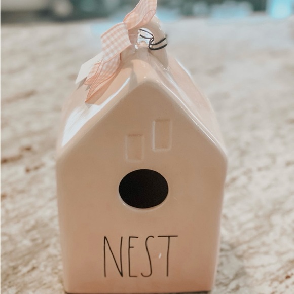 Rae Dunn | Other | Rae Dunn Pink Nest Birdhouse | Poshmark